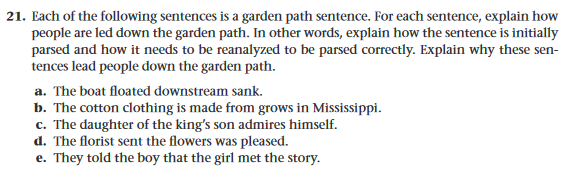 Garden Path Sentences Examples | Fasci Garden
