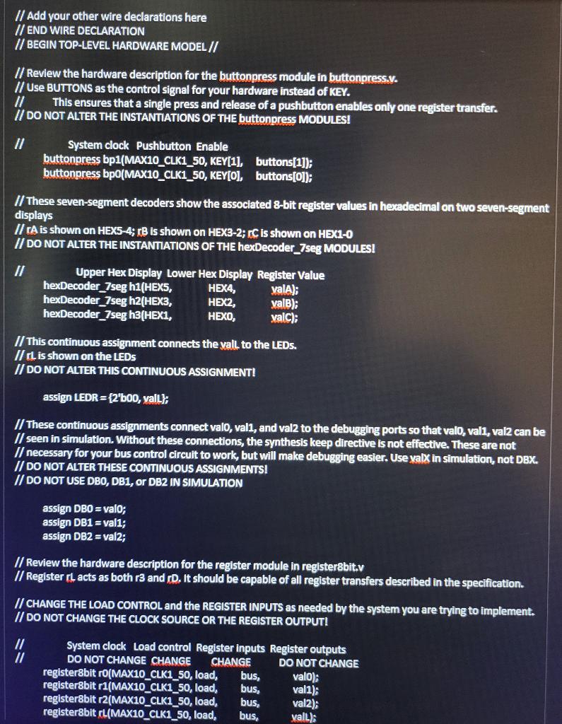 Solved I Am Tasked With Creating A Verilog Code That 2338