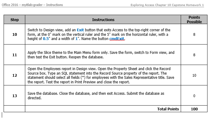 Solved Instructions: For the purpose of grading the project | Chegg.com