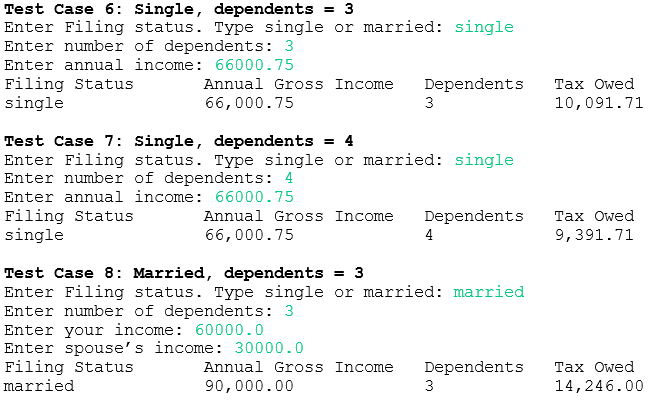 Solved Java tax calculator This is my java statement | Chegg.com