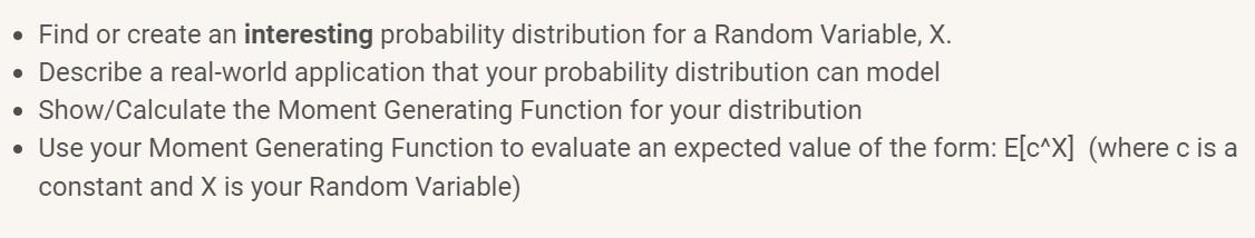 Solved - Find or create an interesting probability | Chegg.com