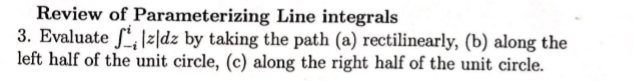 Solved Review of Parameterizing Line integrals 3. Evaluate | Chegg.com