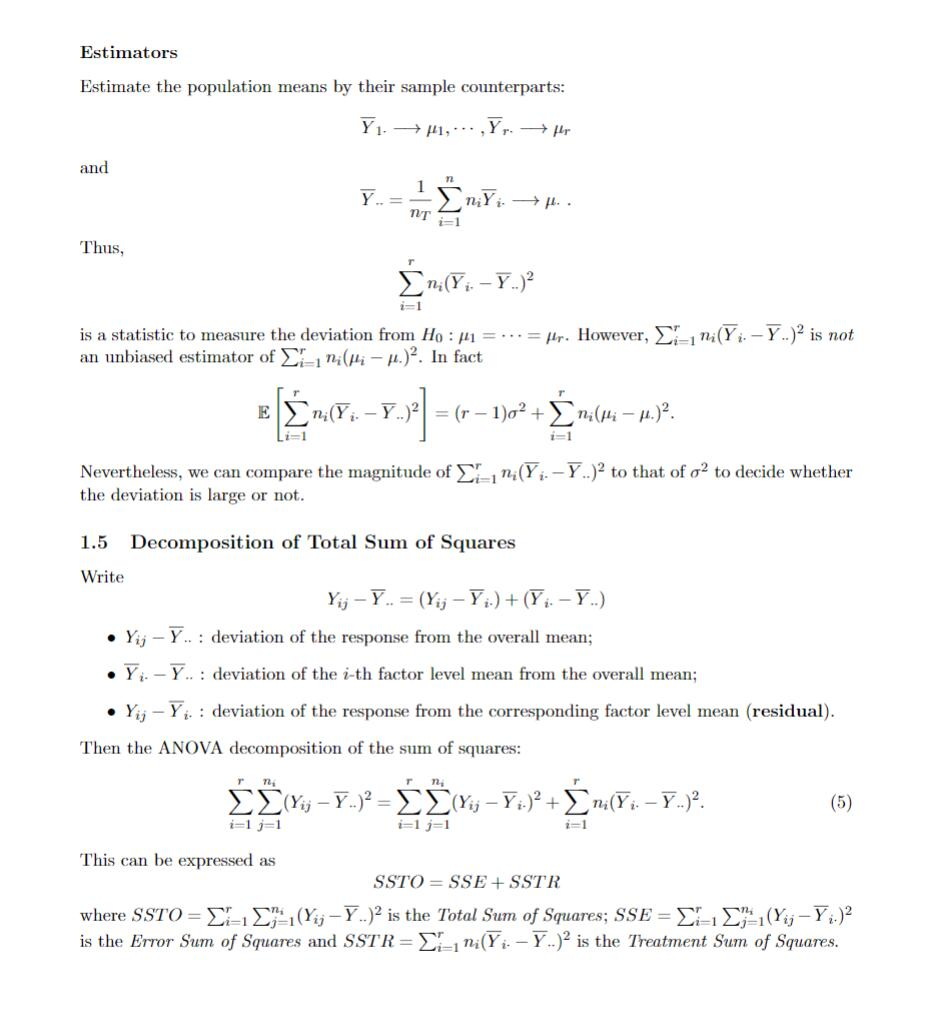 Solved Why do we need time n when we calculate SSTR? In | Chegg.com