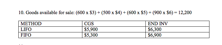 Solved Hi, LIFO/FIFO problem! I have the question and | Chegg.com