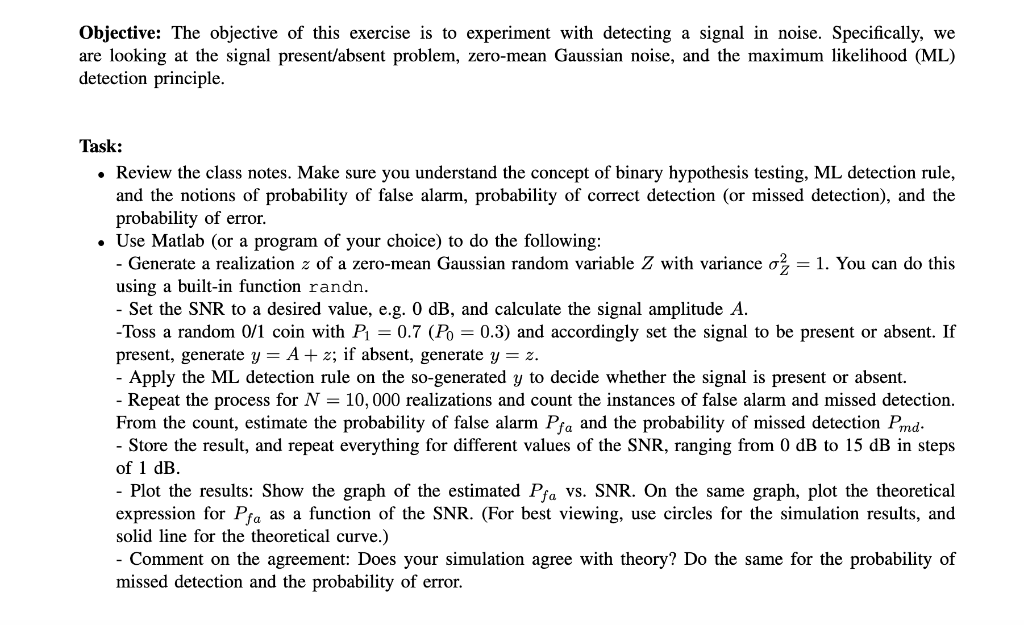 Solved Objective: The objective of this exercise is to | Chegg.com