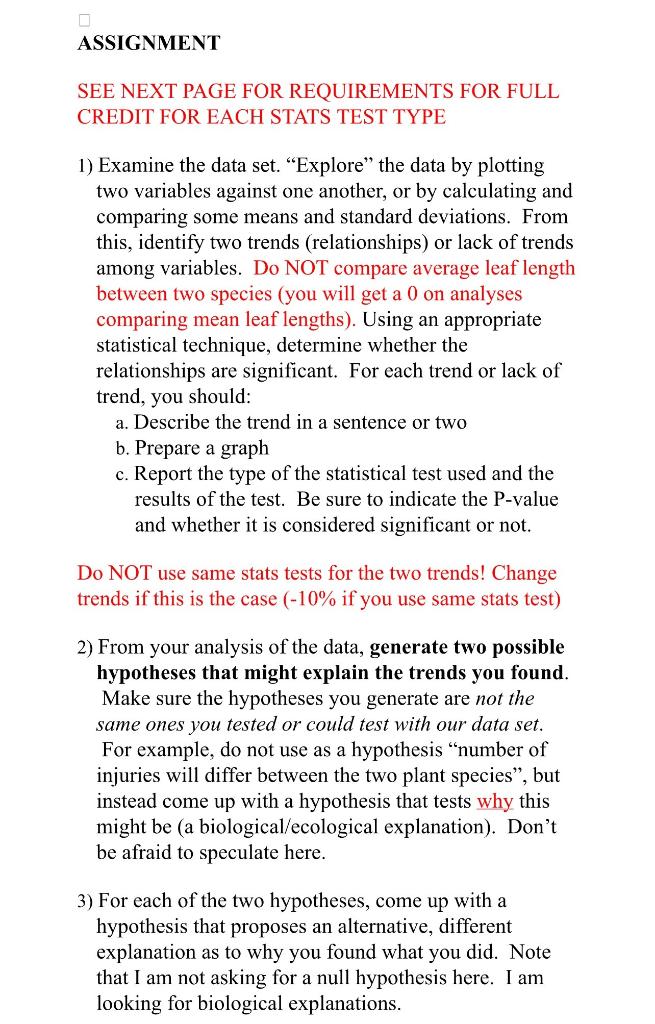 Identify the trend from the graph. Generate a | Chegg.com