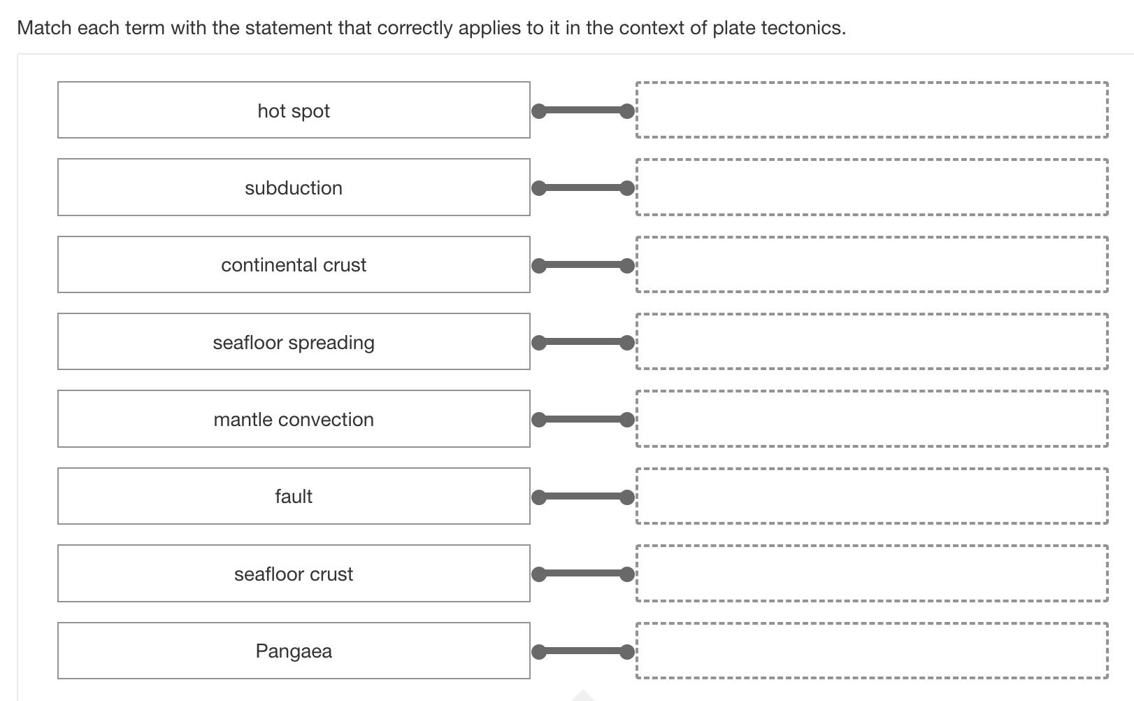 Solved Match each term with the statement that correctly | Chegg.com