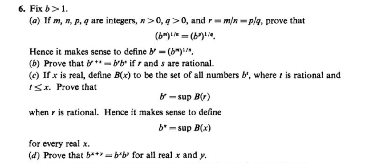 Solved 6. Fix b > 1. (a) If m, n, p, q are integers, n | Chegg.com