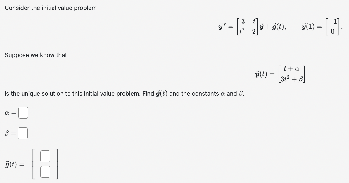 Solved Consider the initial value problem | Chegg.com