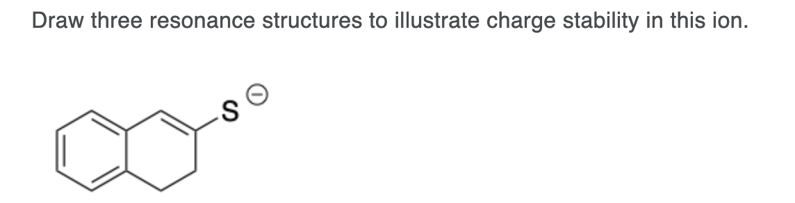 Solved Draw three resonance structures to illustrate charge | Chegg.com