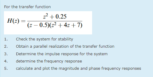 Solved For the transfer | Chegg.com