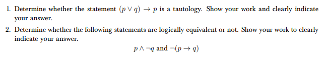 Solved For each of the following functions, determine if the | Chegg.com