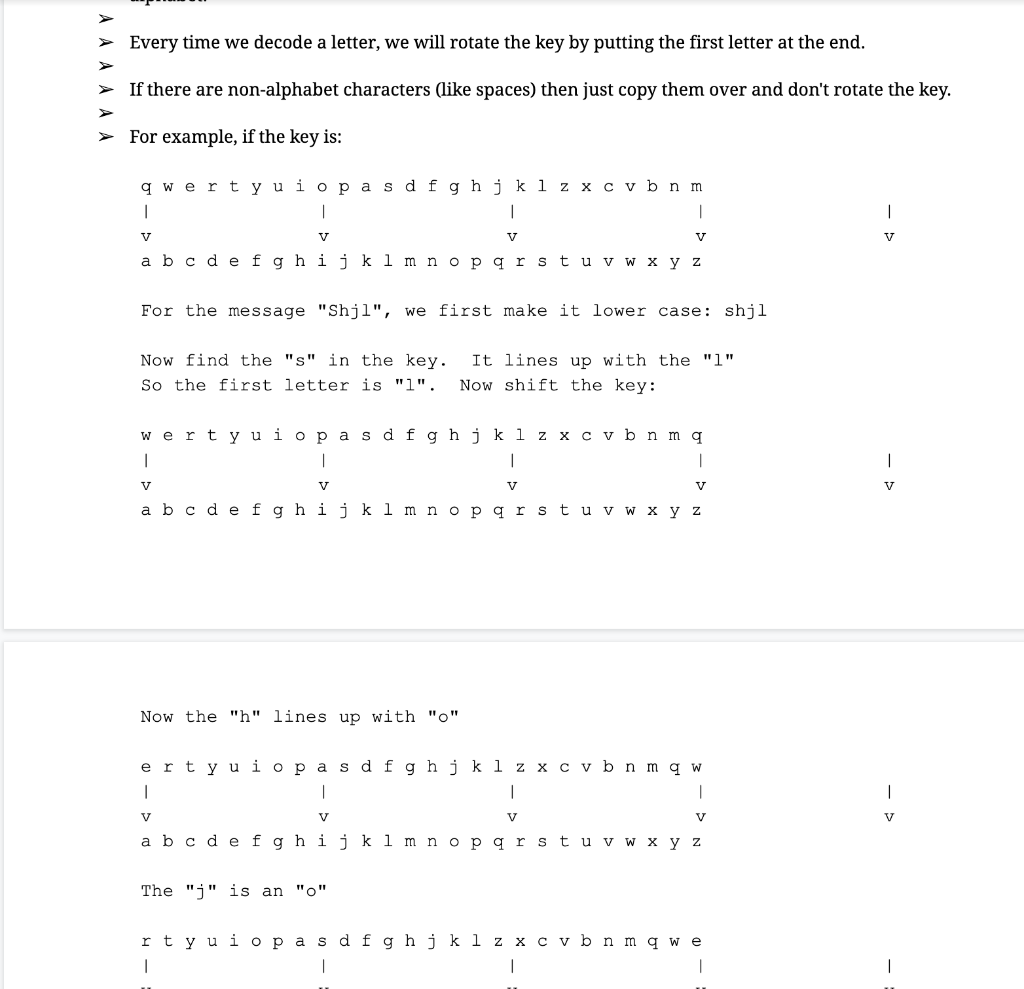Solved Project 5: Ciphers In this assignment you will | Chegg.com