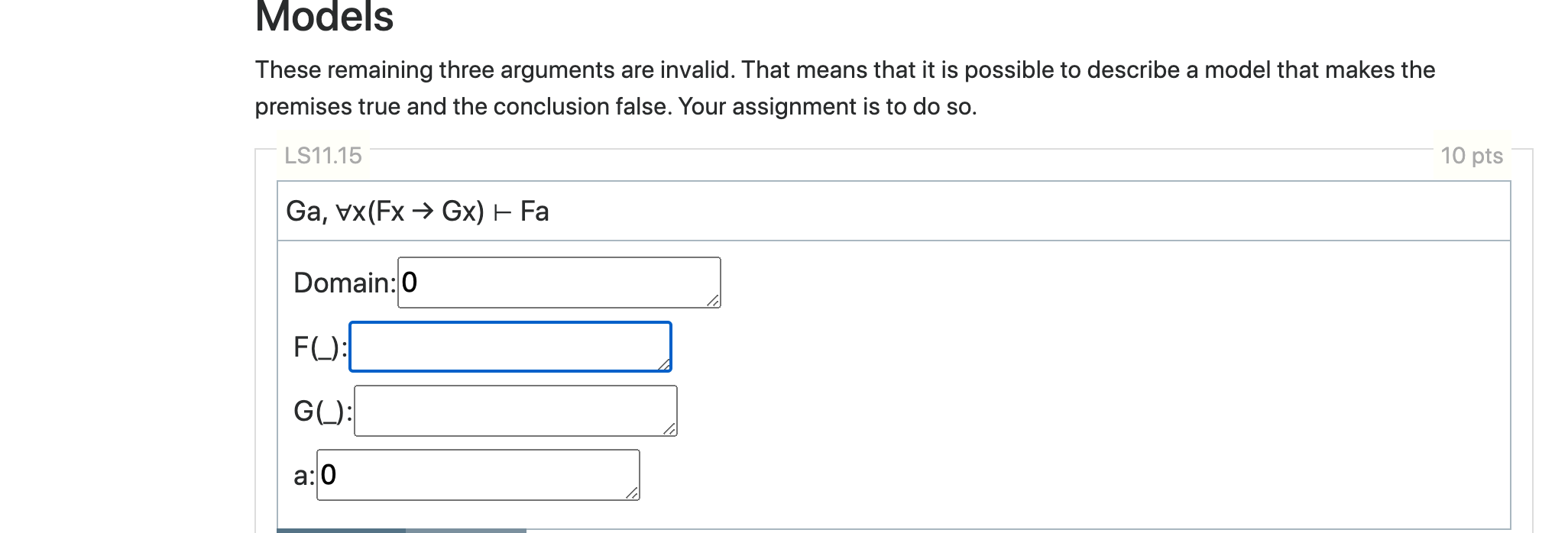 Solved These remaining three arguments are invalid. That | Chegg.com