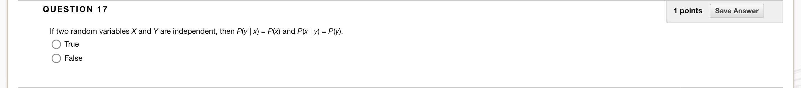 Solved If two random variables X and Y are independent, then | Chegg.com