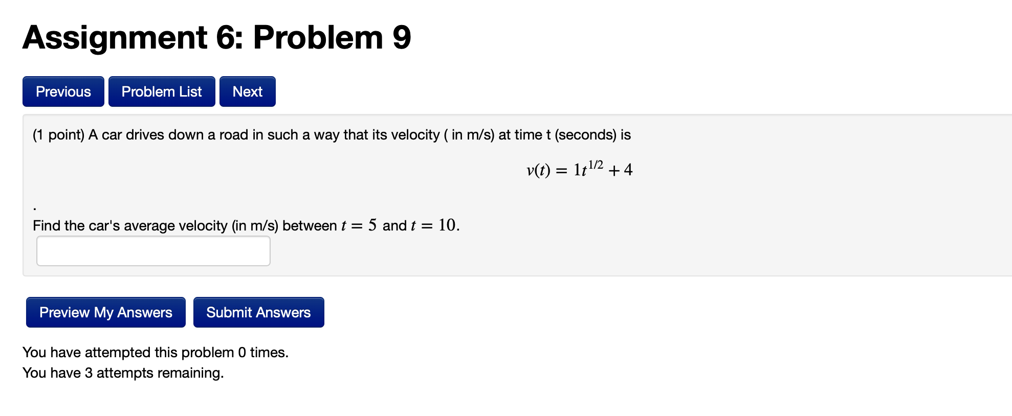 Solved Assignment 6: Problem 9 Previous Problem List Next (1 | Chegg.com
