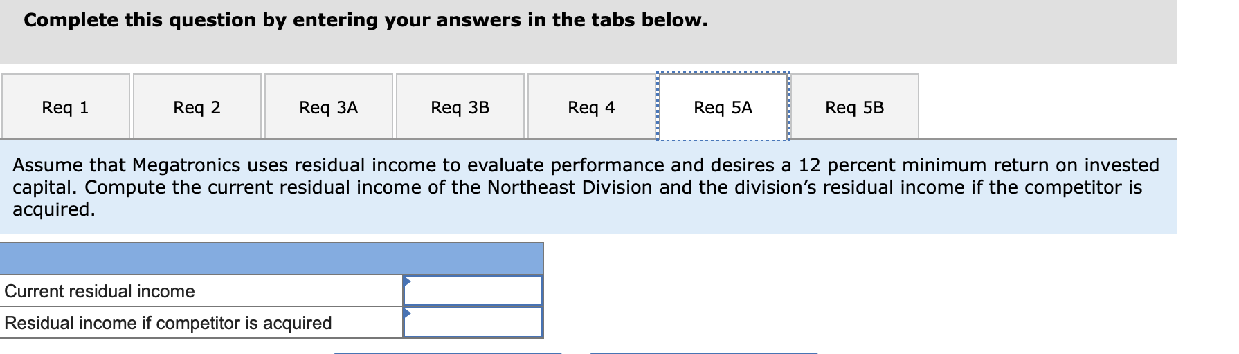 Solved Problem 13-42 ROI and Residual Income; Investment | Chegg.com