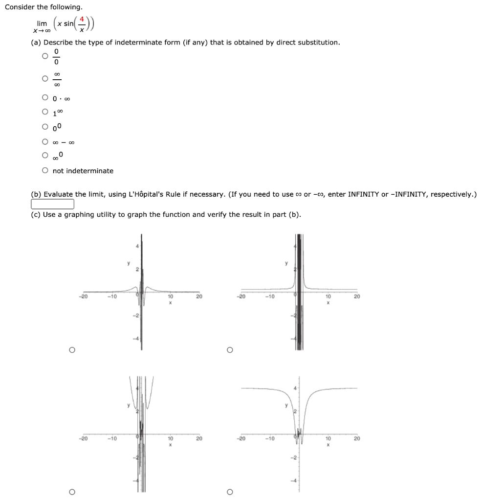 Solved Consider the following. (a) Describe the type of | Chegg.com