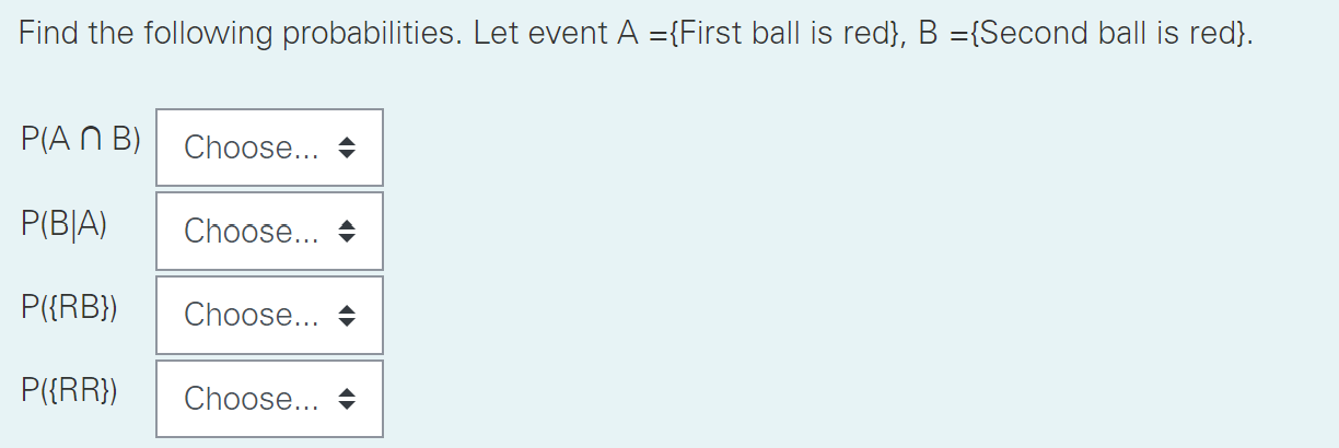 Solved suppose you first randomly draw a ball from the jar | Chegg.com