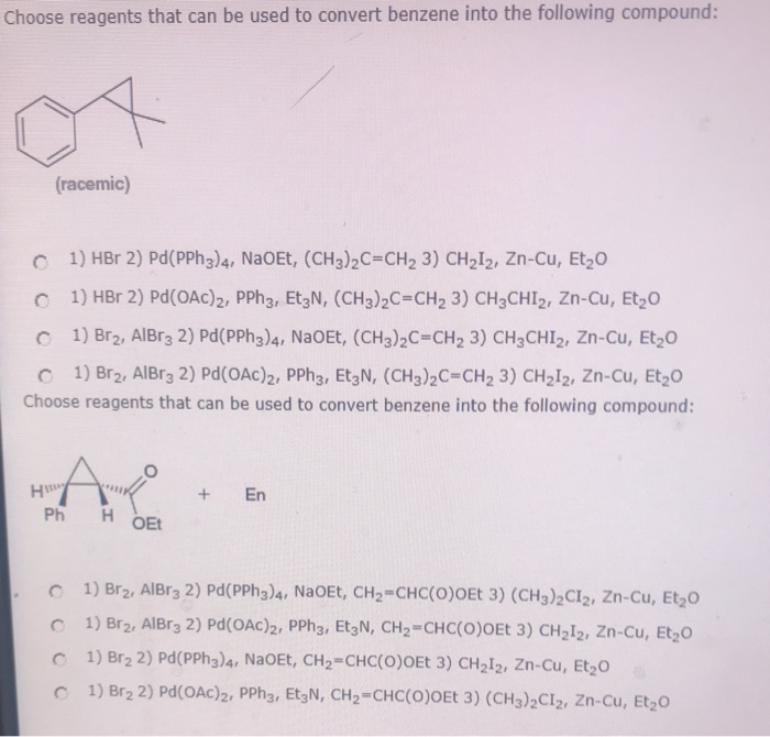 Solved Practice Problem 23.48 Starting with benzene and any | Chegg.com