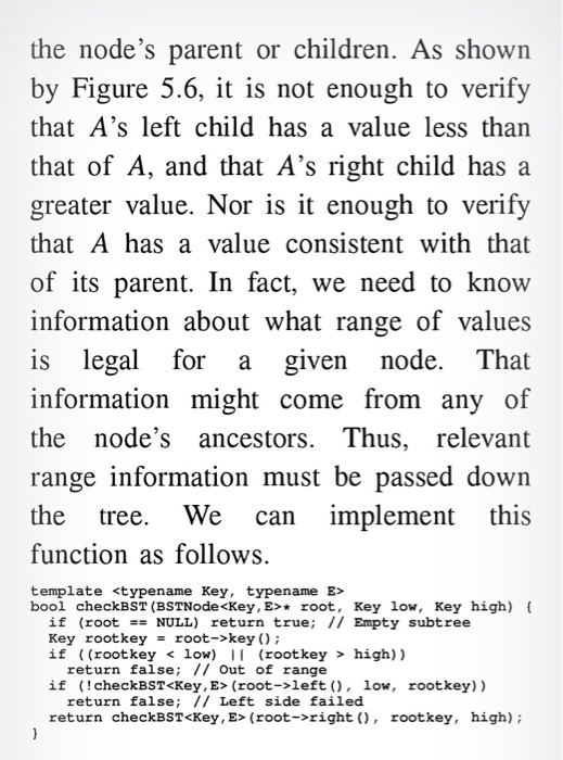 Solved 5.4 Explain why function preorder2 from Section 5.2 | Chegg.com Solved 5.4 Explain why function preorder2 from Section 5.2 | Chegg.com