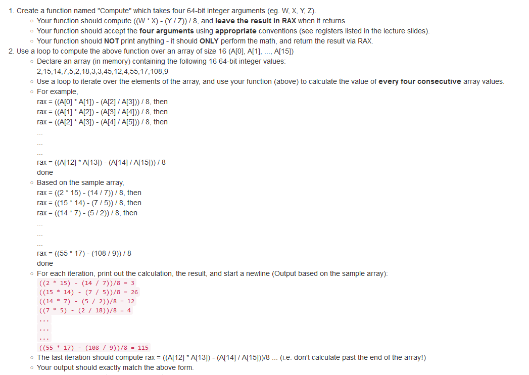 Solved Currently my code won't print: .global | Chegg.com