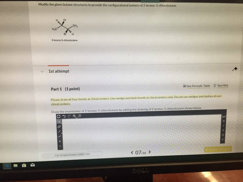 Solved Modify the given butane structures to provide the | Chegg.com