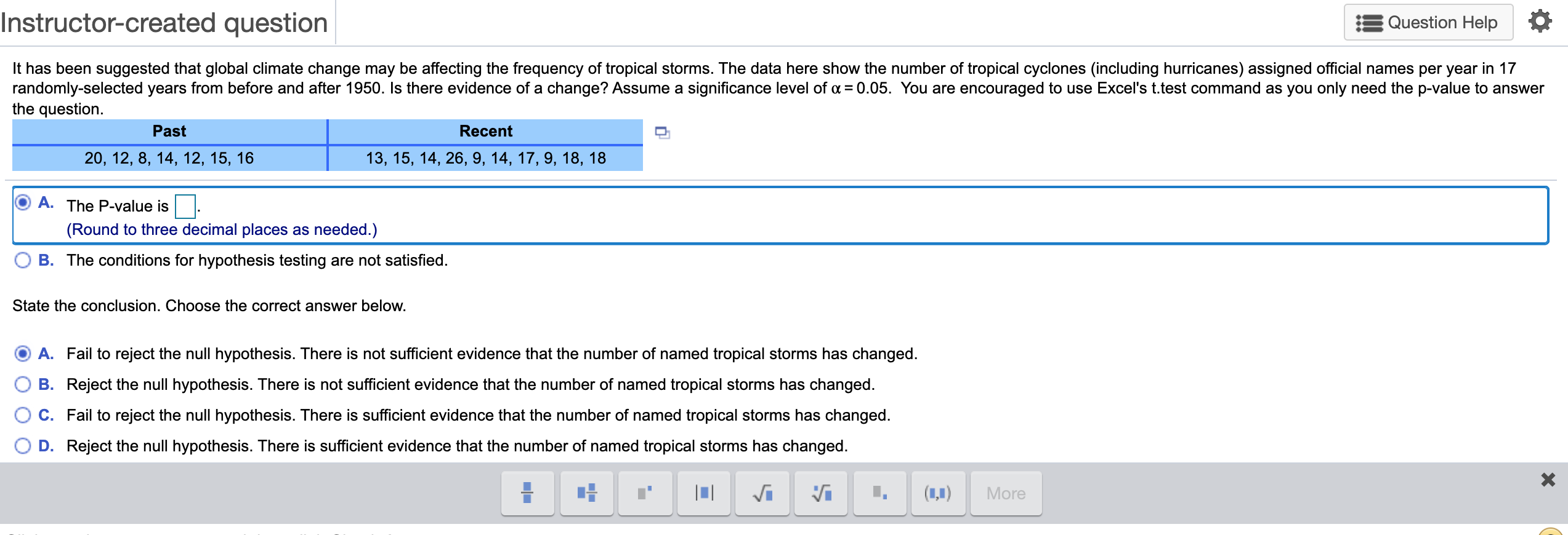 Solved Instructor-created question Question Help It has been | Chegg.com