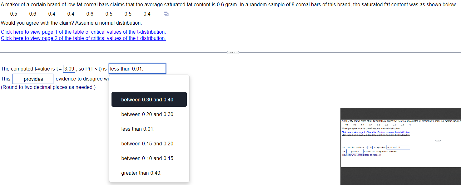Solved Critical Values of the t-Distribution (Page 1)The | Chegg.com