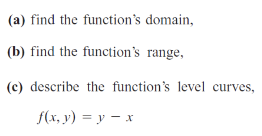 Solved (a) find the function's domain, (b) find the | Chegg.com