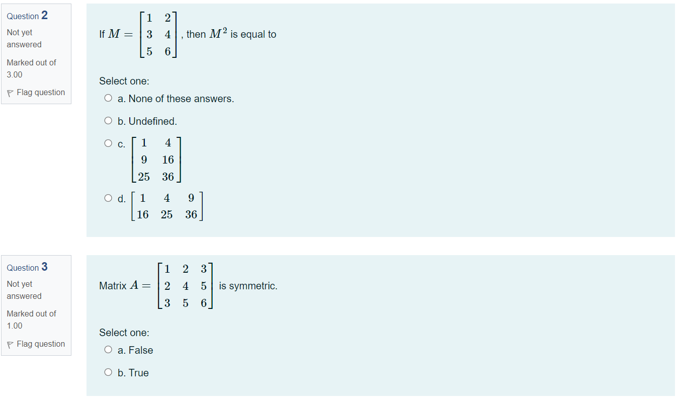 Solved Question 1 Not yet What is/are the value(s) of x and | Chegg.com