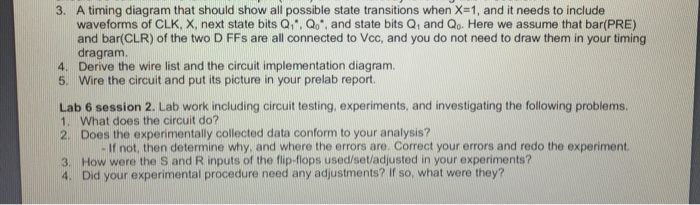 Overvieww The purpose of this lab is to design a | Chegg.com