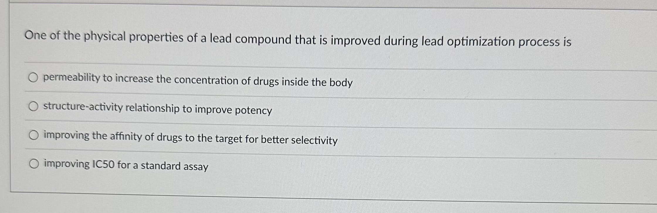 Solved One of the physical properties of a lead compound | Chegg.com