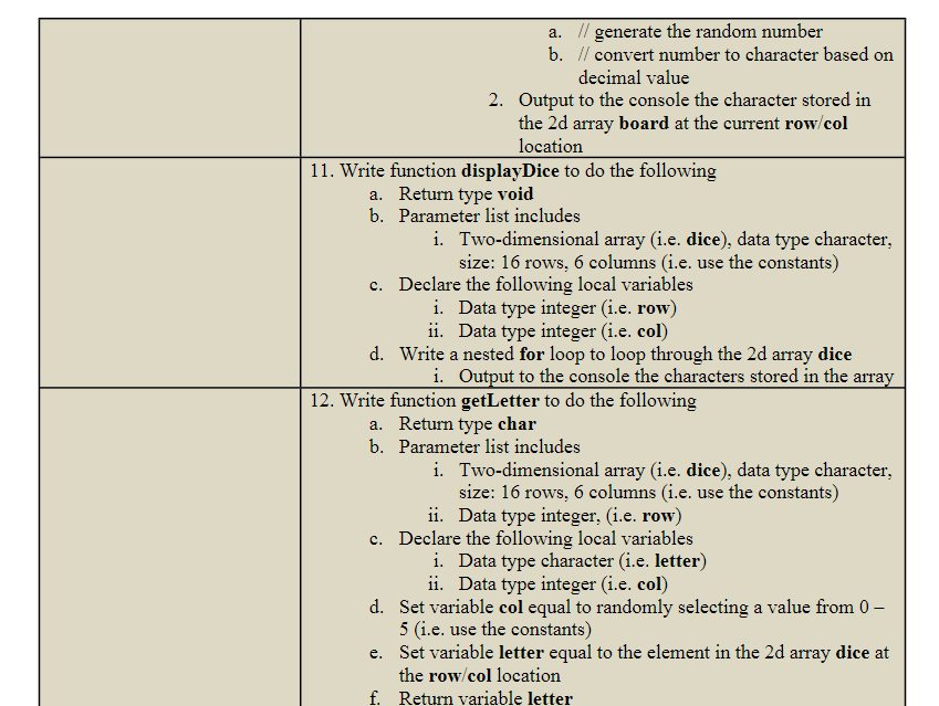 Solved Tasks Activity Boggle c 1 Copy The C Source Code Chegg