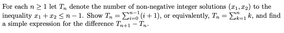 Solved For each n > 1 let In denote the number of | Chegg.com