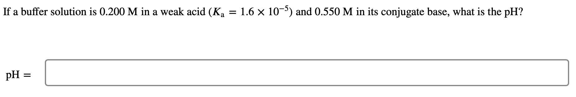 Solved If a buffer solution is 0.200M in a weak acid | Chegg.com