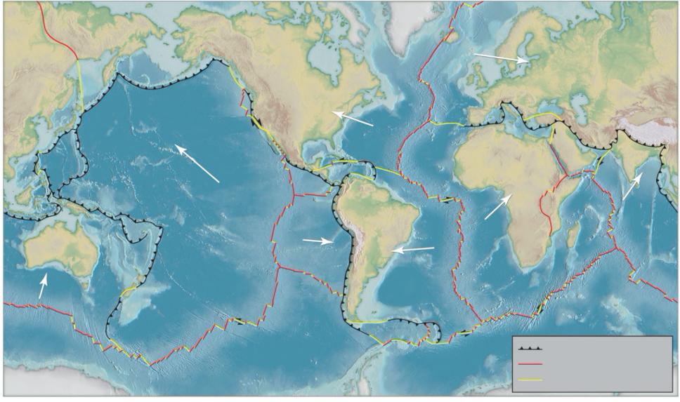 Solved Earth lithospheric crust is broken apart into | Chegg.com