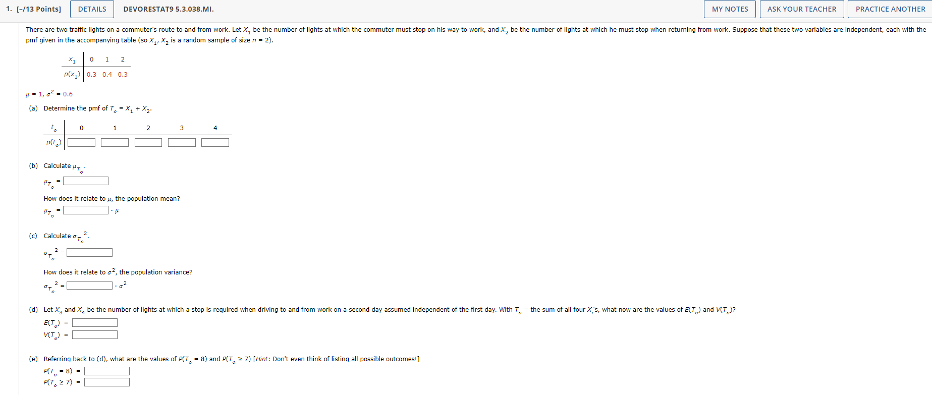 Solved pmf given in the accompanying table (so X1,X2 is a | Chegg.com