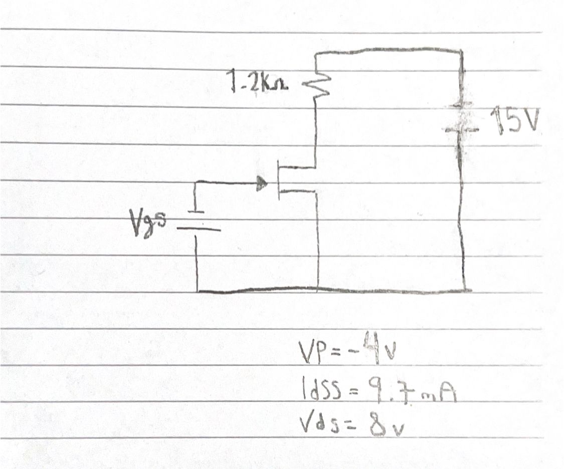 Solved Considering the circuit, solve for voltage gate | Chegg.com