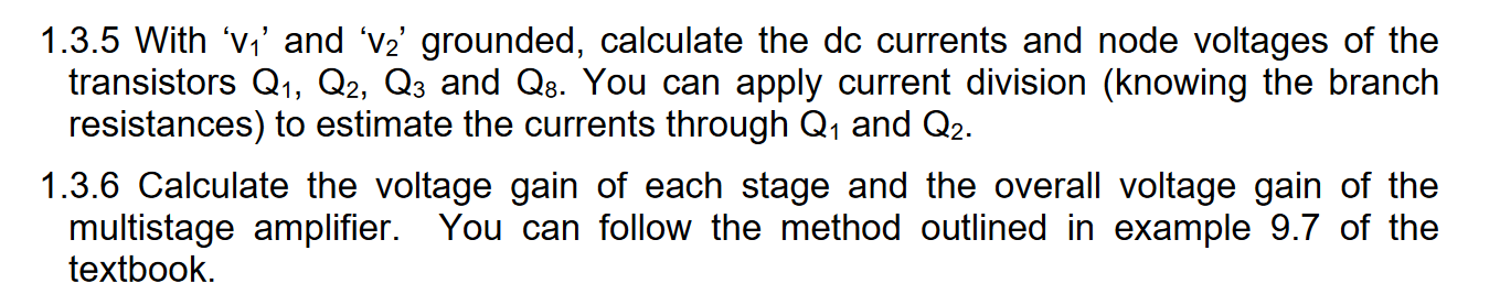 +12V Q6 Q7 0.5 k22 Q3 TTT Qs V1 V2 1 k02 Vo 3 k22 5 | Chegg.com