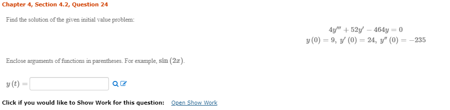 Solved Chapter 4, Section 4.2, Question 24 Find the solution | Chegg.com