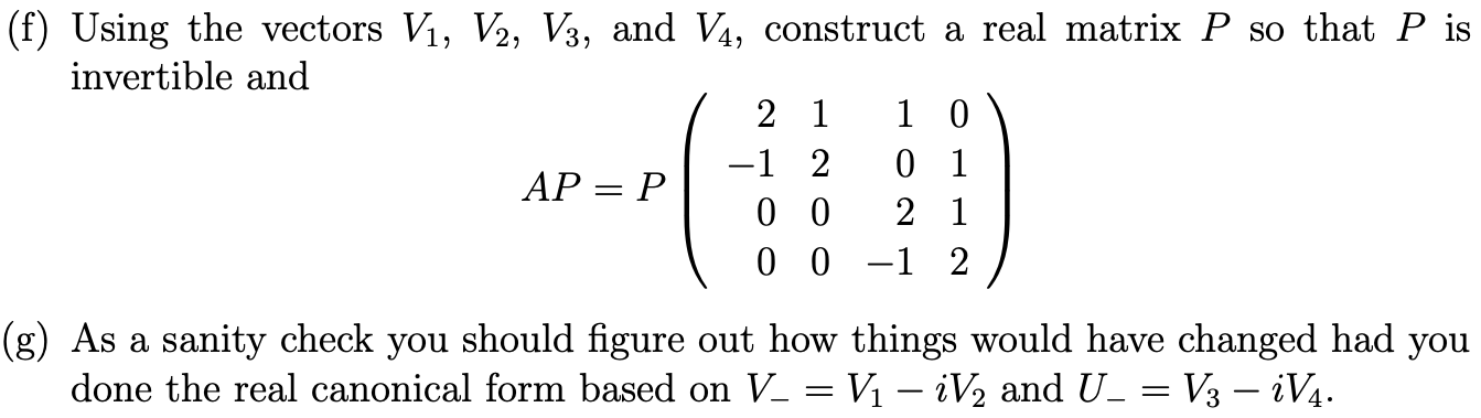 Solved 1. The matrix 1 2 -1 3 0 0 2 0 1 -1 0 2 1 10 –1 22 ) | Chegg.com