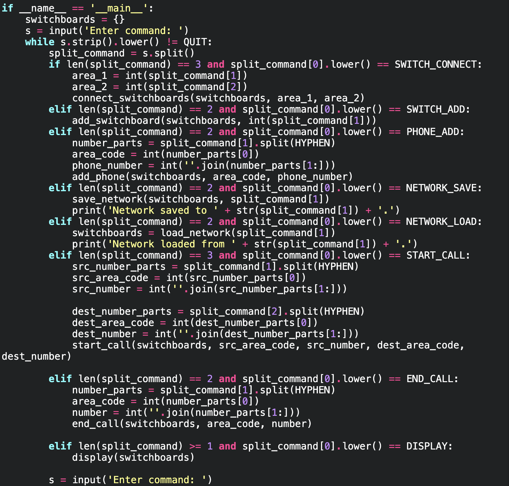 Solved can someone debug my code for me?import jsonHYPHEN | Chegg.com