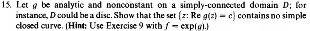 Solved 5. Let g be analytic and nonconstant on a | Chegg.com