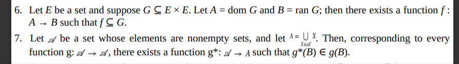 Solved Let E be ﻿a set and suppose GsubeE×E. ﻿Let A=domG and | Chegg.com