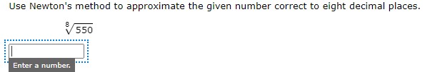 Use Newton's method to approximate the given number | Chegg.com