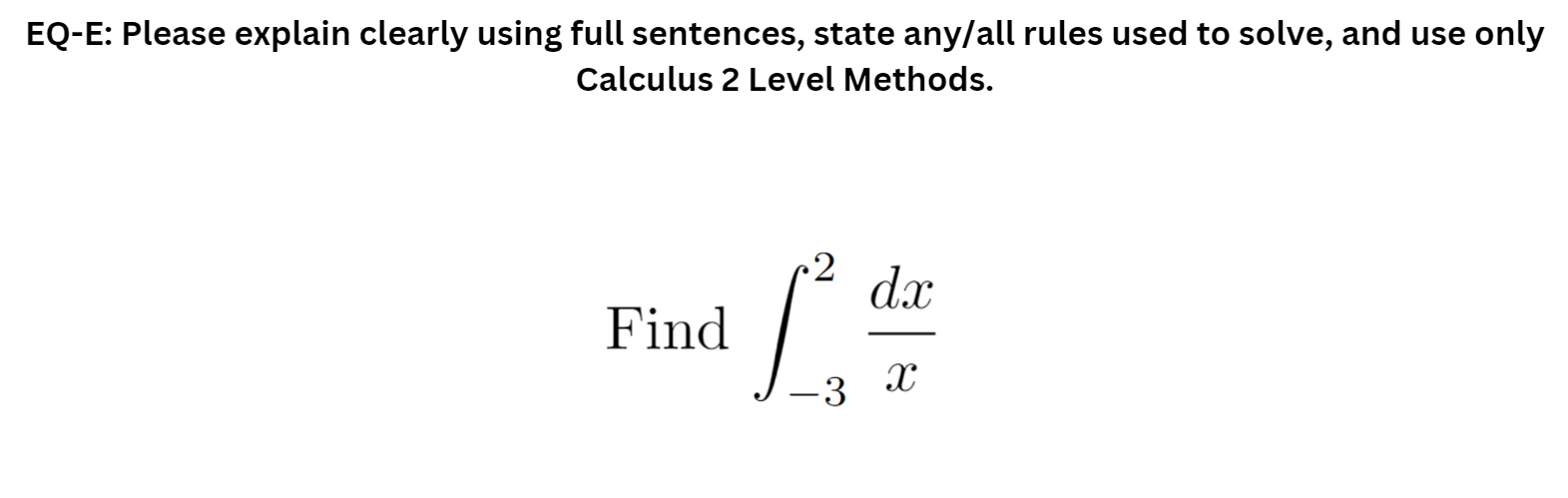 Solved EQ-E: Please explain clearly using full sentences, | Chegg.com