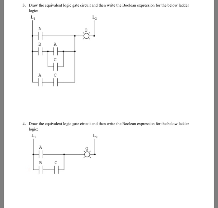Write The Ladder Logic Program Draw The Logic Gate Fodmiles