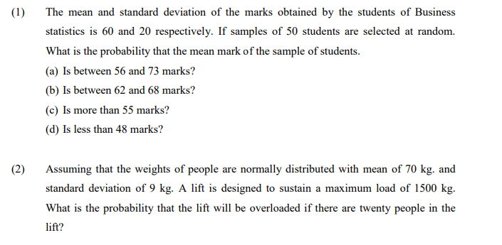 Solved please answer all with working and explanation, will | Chegg.com