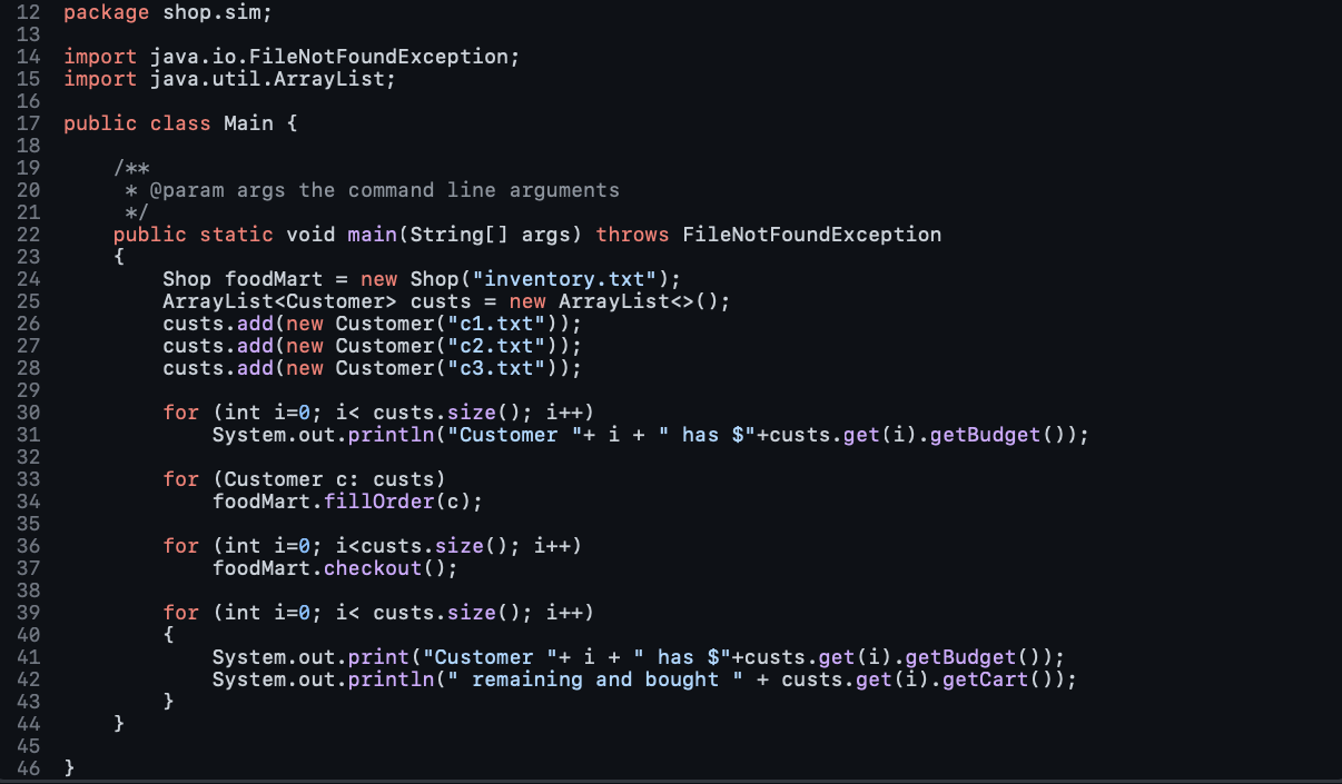 Solved OutOfStockException This class is a RuntimeException. | Chegg.com